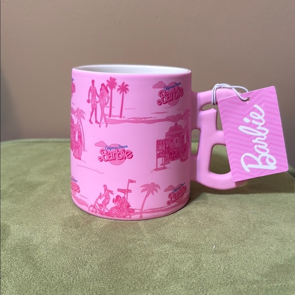 Barbie | Dining | Barbie California Dream Soft Touch Mug With B Shaped ...
